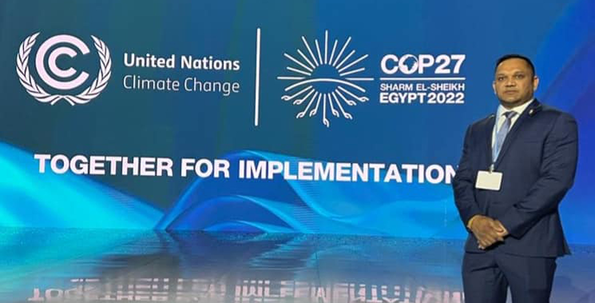 MINISTER OF NATURAL RESOURCES, VICKRAM BHARRAT MP, ATTENDING COP27 - Ministry of Natural ...